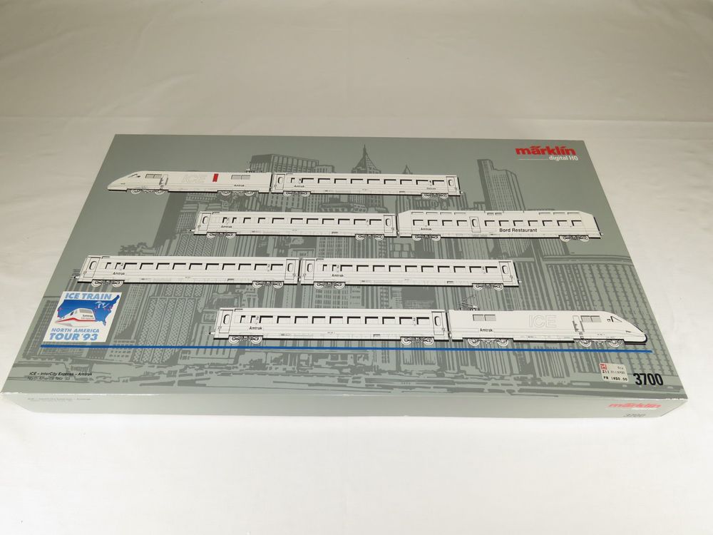 Märklin HO AC ICE-Amtrak 8-teilig Nr.3700 (076) (Neu (gemäss ...