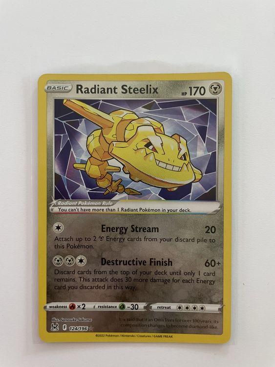 Pokémon Lost Origin Radiant Steelix | Kaufen auf Ricardo