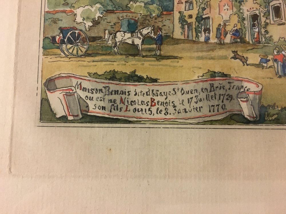 Antike Bild Aquarell oder Lithographie ? Eingerahmt. (Gebraucht) in Lanzenhäusern für CHF 5 ...