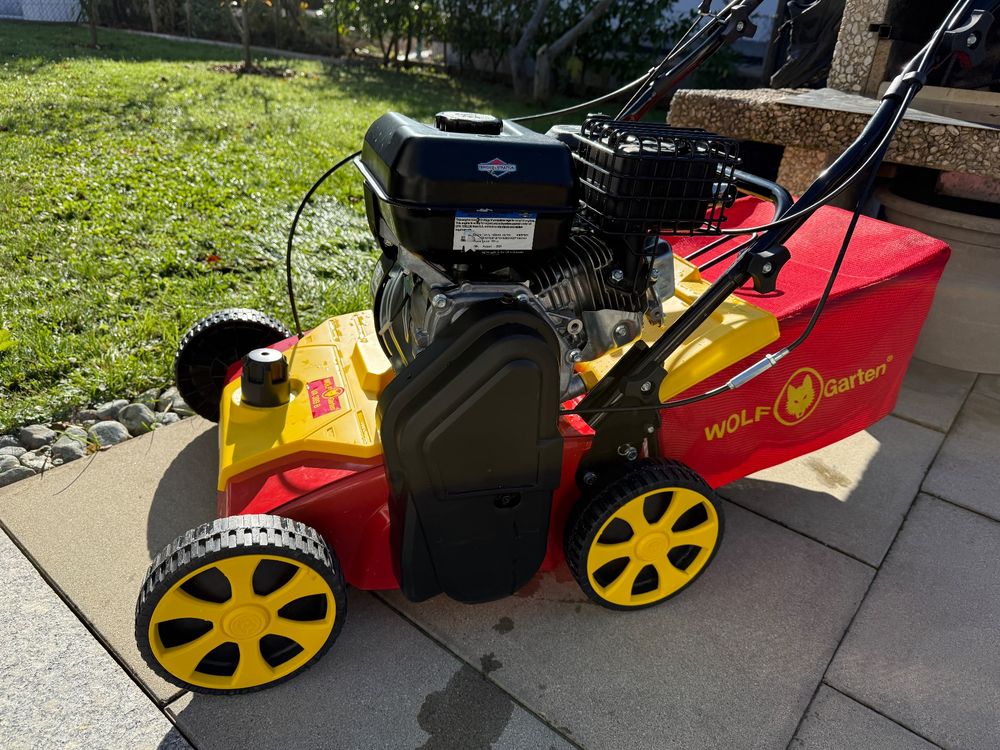 Benzin Vertikutierer WOLF-Garten VA 389 B inkl. Lüfterwalze (Neu ...