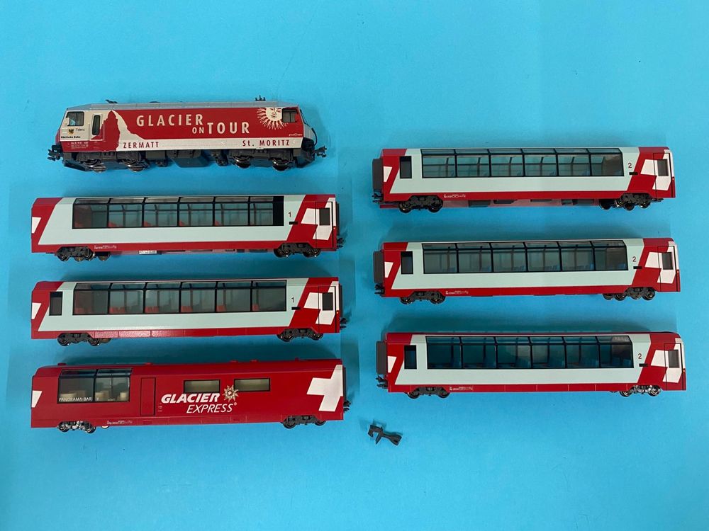 DC KATO Spur N Glacier-Express 7-teilig analog (10-1146) | Kaufen auf ...