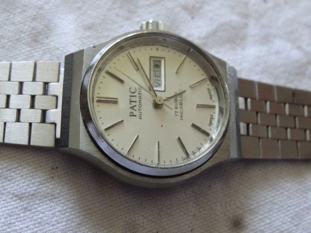 PATIC UNISEX UHR.AUTOMATIC UHR.17 RUBIS.DATE.TAG.LÄÜFT. (Gebraucht) in ...