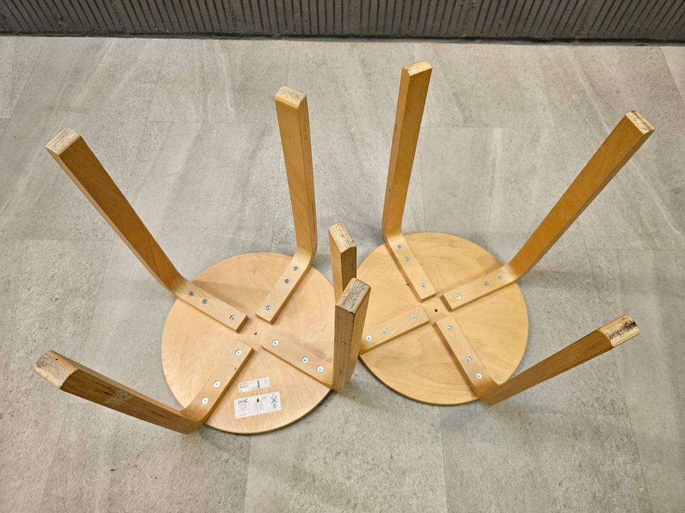 2 IKEA Frosta Stool Hocker, Stapelhocker Design Alvar Aalto (Gebraucht) in Nottwil für CHF 93 ...