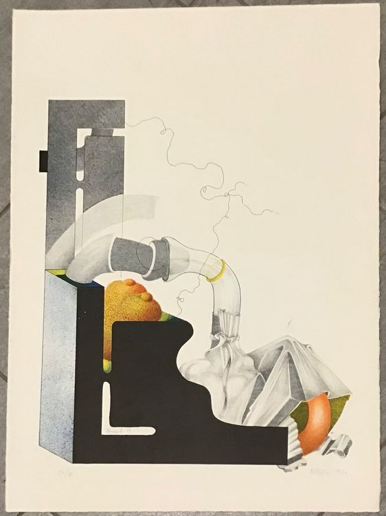 Surrealistische Lithographie Unleserlich Signiert (Gebraucht) in Root für CHF 10 – mit Lieferung ...