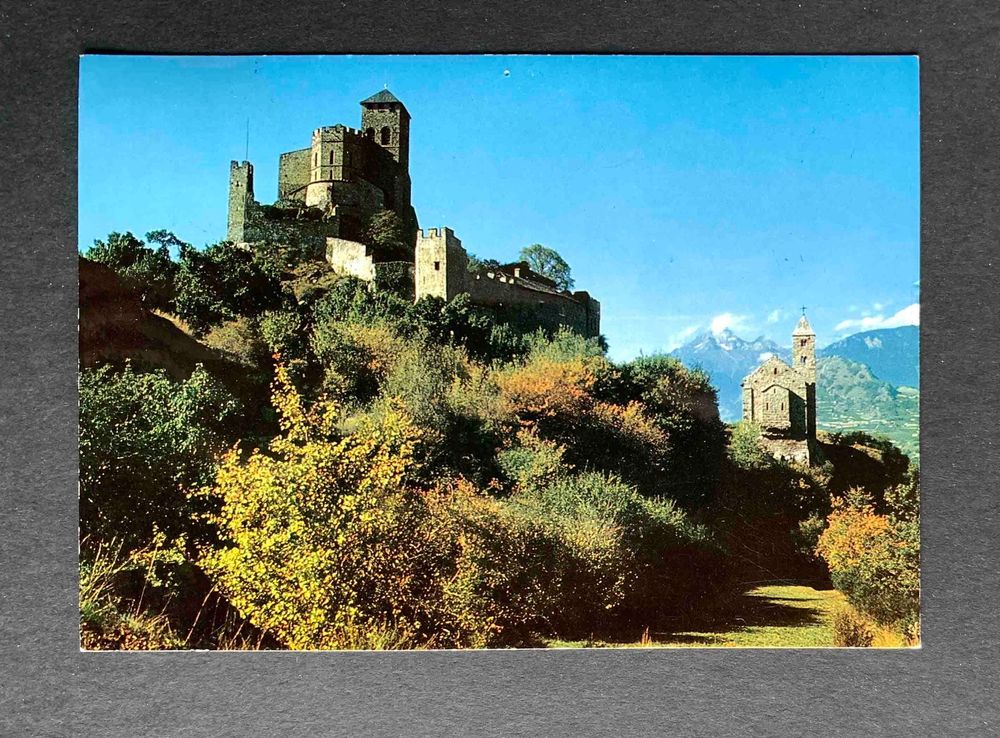 AK Sion Le chateau de Valère et la chapelle de Tous l Saints (Gebraucht) in Goldau für CHF 3 ...