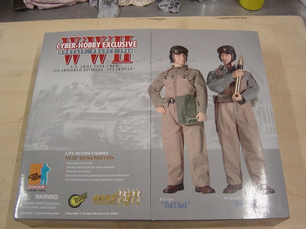 WWII US Army Tank Crew "Clark + Lewis" 1:6 von Dragon 70444 (Gebraucht ...