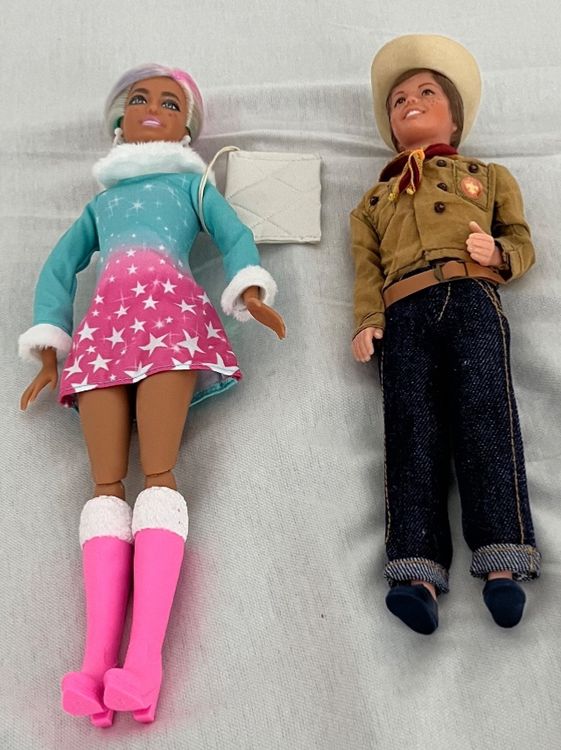 BARBIE + „Jimmy-Osmond“-Puppe in Cowboy-Vintage-Outfit (USA) (Neu ...