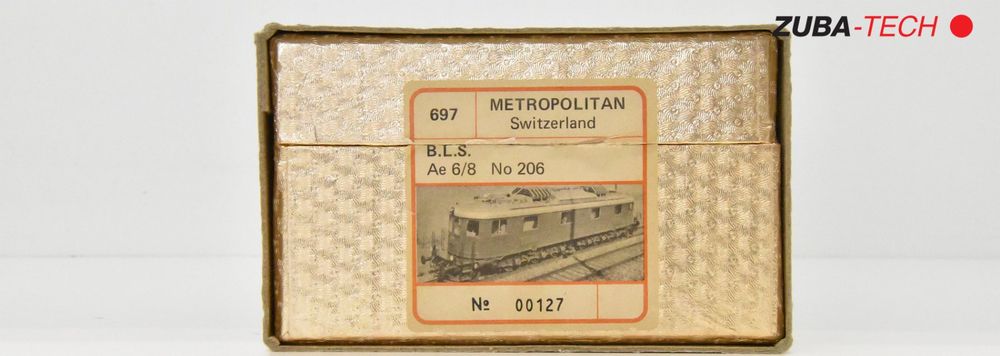 Metropolitan 697 E-Lok Ae 6/8 der SBB, H0 GS Analog mit OVP (Gebraucht) in St. Gallen für CHF ...