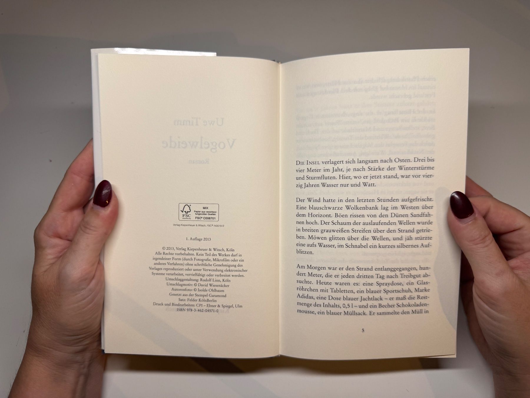 ROMAN: Uwe Tim, Vogelweide (Gebraucht) in Grosswangen für CHF 9 – mit ...