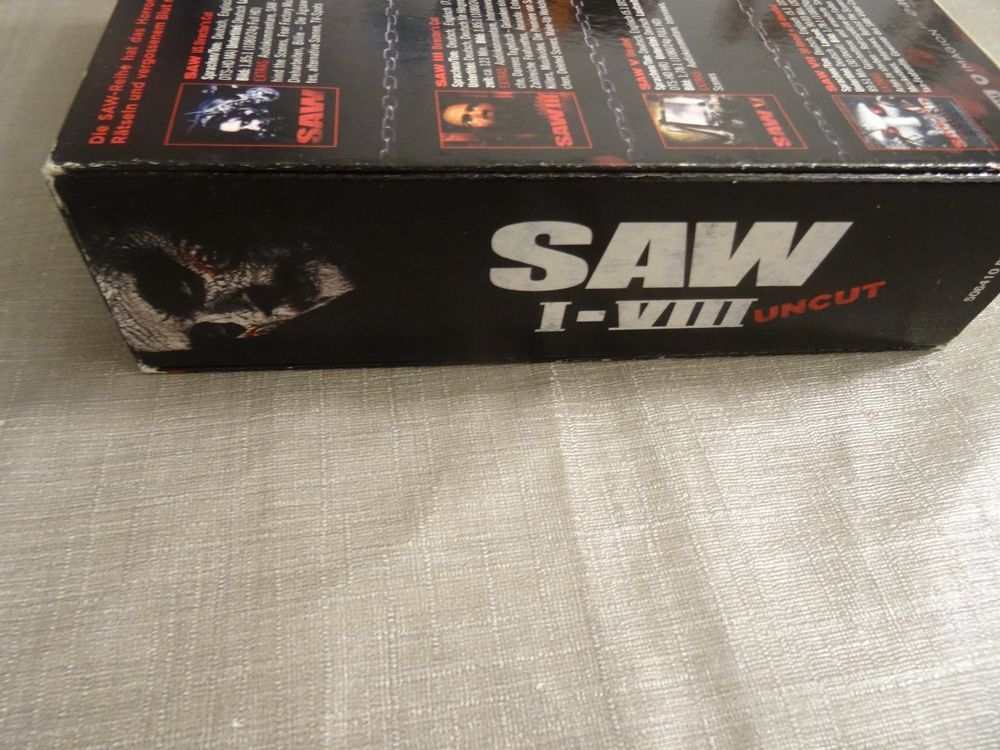 Saw Collection I-VIII 1-8 Uncut - Definitiv - Blu-rays Box (Gebraucht ...