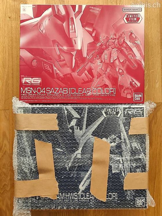 Bandai RG Sazabi + Nu Gundam HWS Clear Color version | Kaufen auf Ricardo