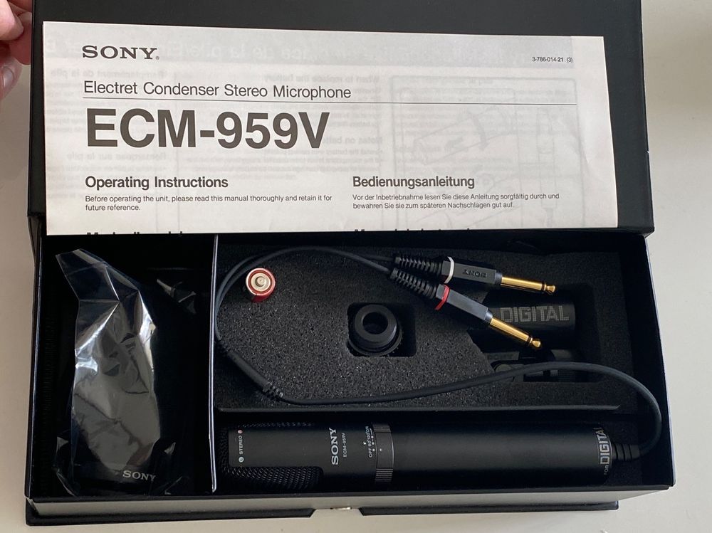 Dès 1.- / Neuf / Sony ECM-959V micro electret stereo (Neuf (Voir ...