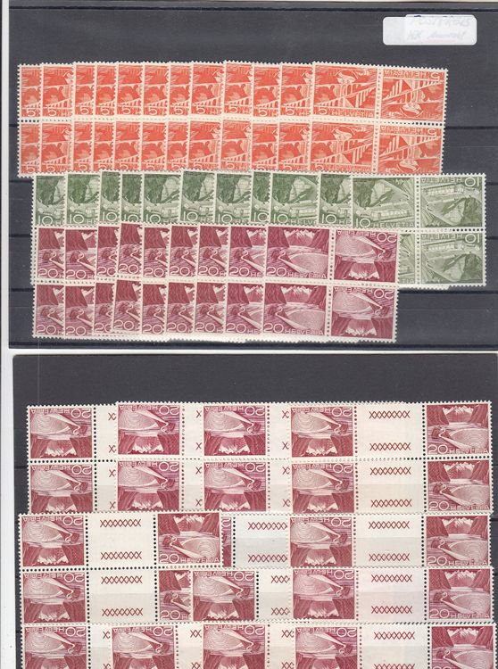 LOT TECHNIK + LANDSCHAFT, KEHRDRUCKE 1949, FRANKATURGÜLTIG (Gebraucht) in Hergiswil NW für CHF ...