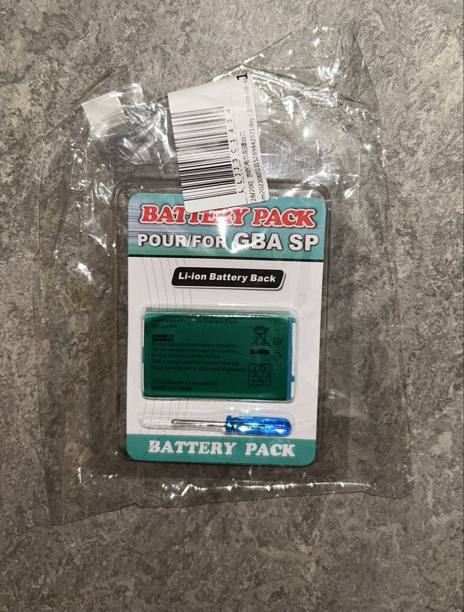 Battery Pack Nintendo Gameboy Advance GBA SP (Neu und originalverpackt ...