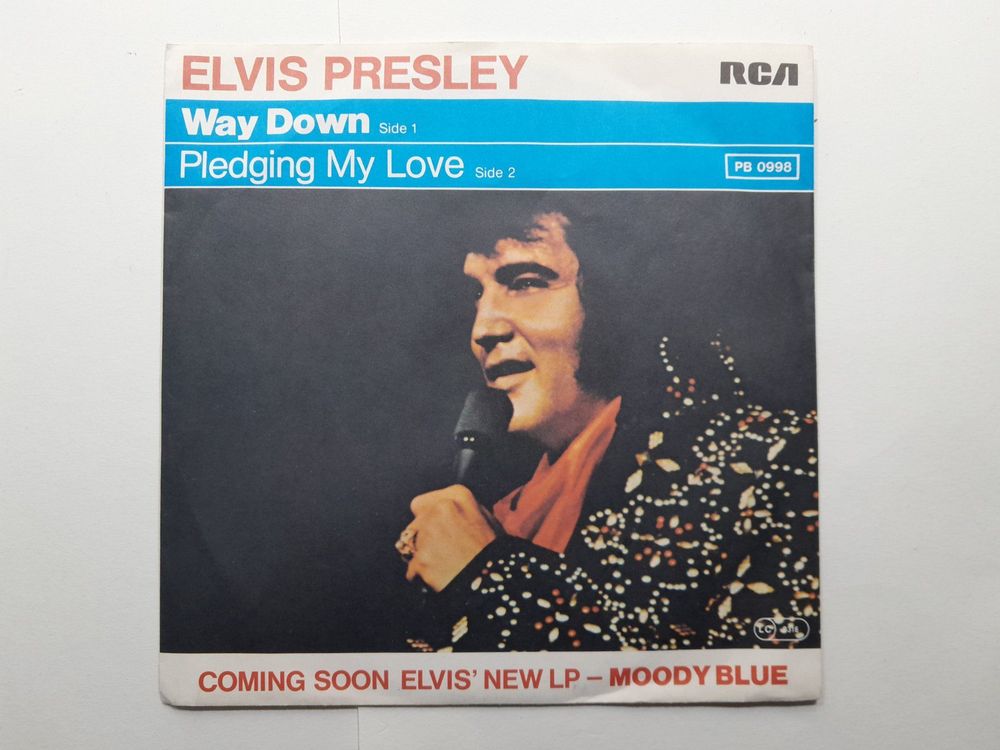 Single / Vinyl / Elvis - Way down auf RCA (Gebraucht) in für CHF 5 ...