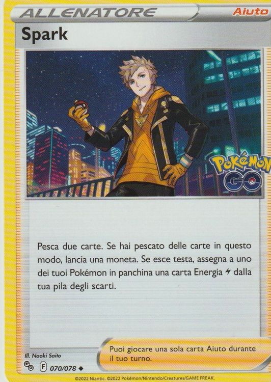TCG POKEMON Pokemon Go PGO 070 / 078 SPARK Italiano (Neu (gemäss ...