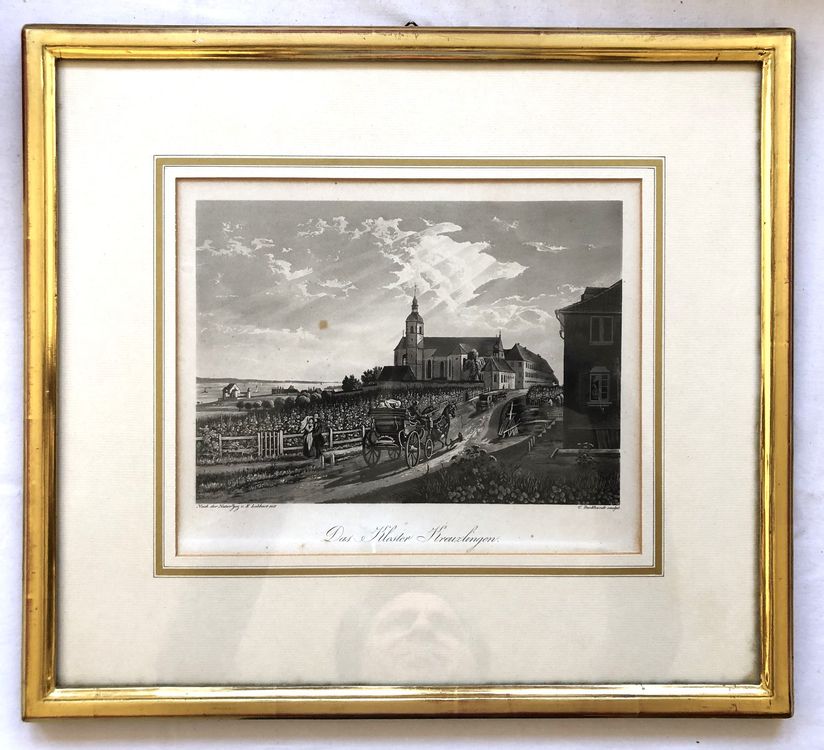 Emanuel Labhardt - Aquatinta - "Das Kloster Kreuzlingen" (Gebraucht) in Schaffhausen für CHF 125 ...