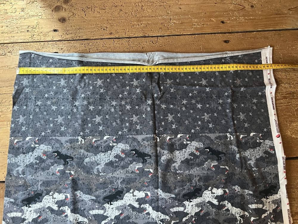 Jersey Panel Dino, ca. 80 x 140 cm, Kinderstoff, T-Rex 🦖 (Neu (gemäss ...