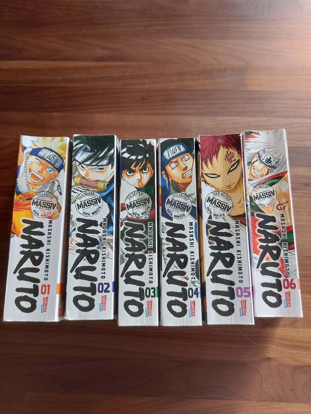 Naruto Massiv Manga, Band 1-6, Komplett-Set, Guter Zustand! (Gebraucht ...