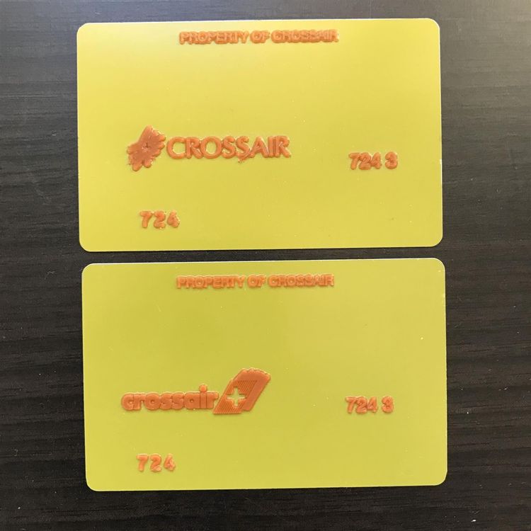 Crossair Ticket Druckplatten Validation (Gebraucht) in Lausen für CHF ...