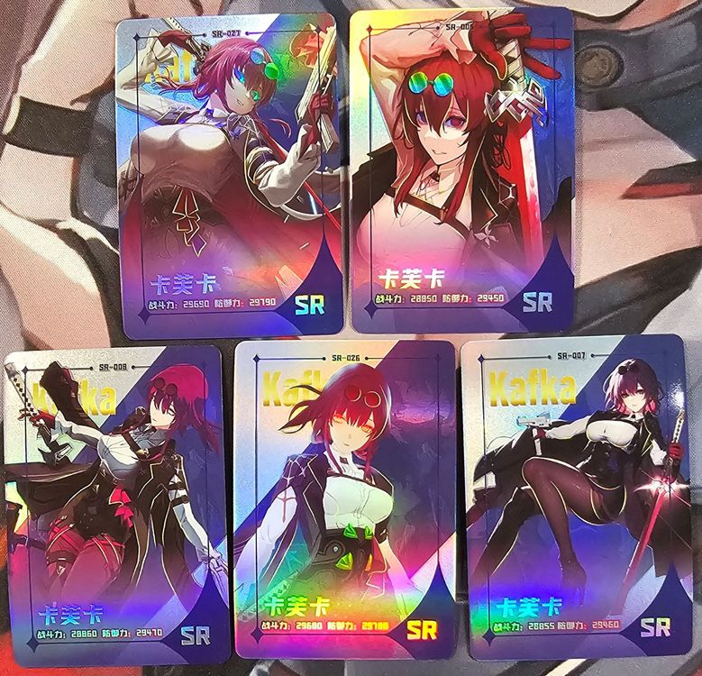 Honkai Star Rail TCG - Set of 5 cards Kafka SR Holo (Neu (gemäss ...