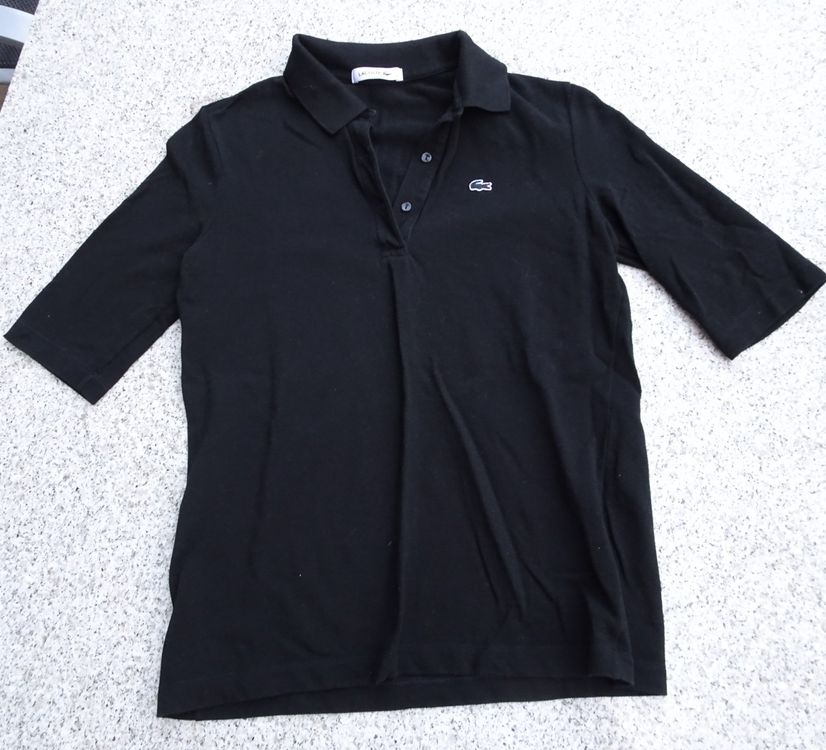 Lacoste Poloshirt schwarz Gr. 38/ 40 Shirt | Kaufen auf Ricardo