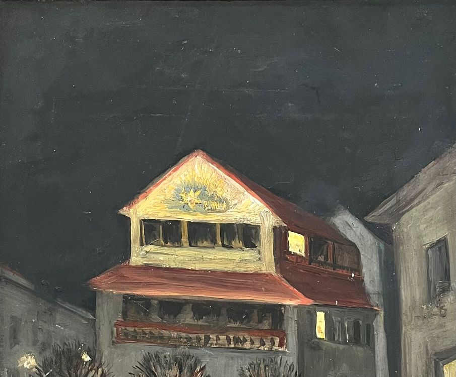 Französische Schule Strassen Szene Gemälde - R. Simon (Gebraucht) in ...