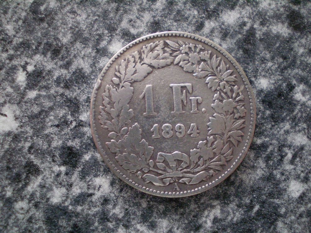 1 Fr.1894 !!! Rar !!! ab 1.- !!! (Gebraucht) in Dierikon für CHF 7 – mit Lieferung auf Ricardo ...