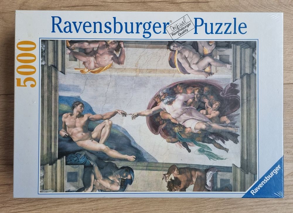 Ravensburger Puzzle 5000 Die Erschaffung des Adam | Kaufen auf Ricardo