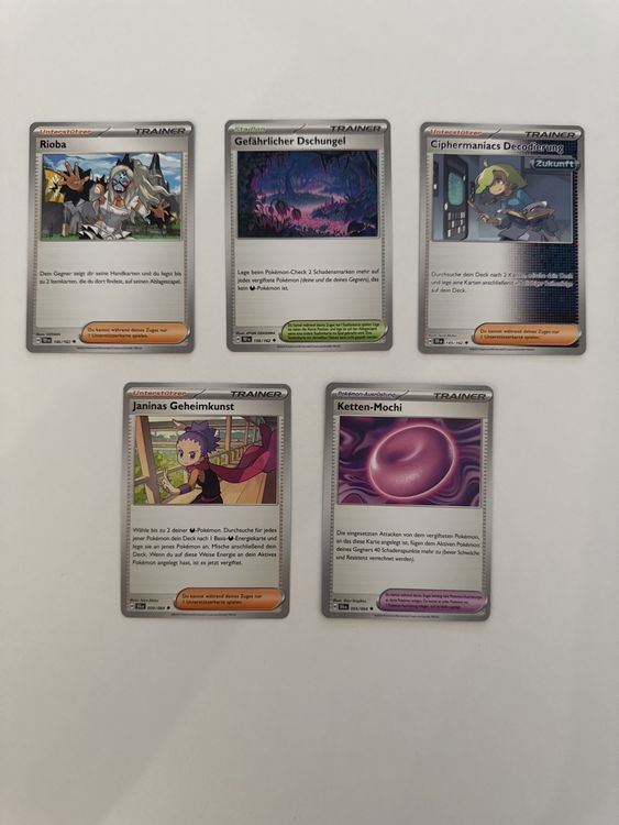 5 Pokemon Cards Trainer German (Neu (gemäss Beschreibung)) in Tenero ...