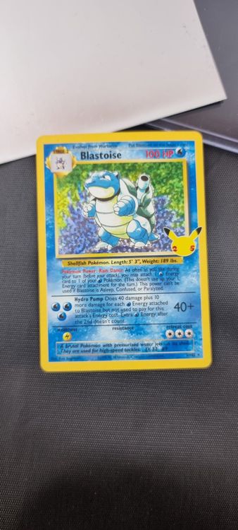 Pokemon Blastoise 25th Celebrations NM | Kaufen auf Ricardo