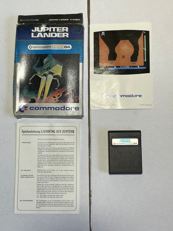 Commodore 64 Jupiter lander game (Gebraucht) in Lausanne für CHF 19 – mit Lieferung auf Ricardo ...