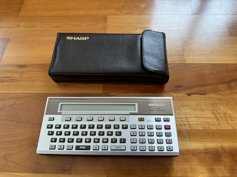 Sharp PC-1500 Pocket Computer Retro Rarität von 1982 | Kaufen auf Ricardo