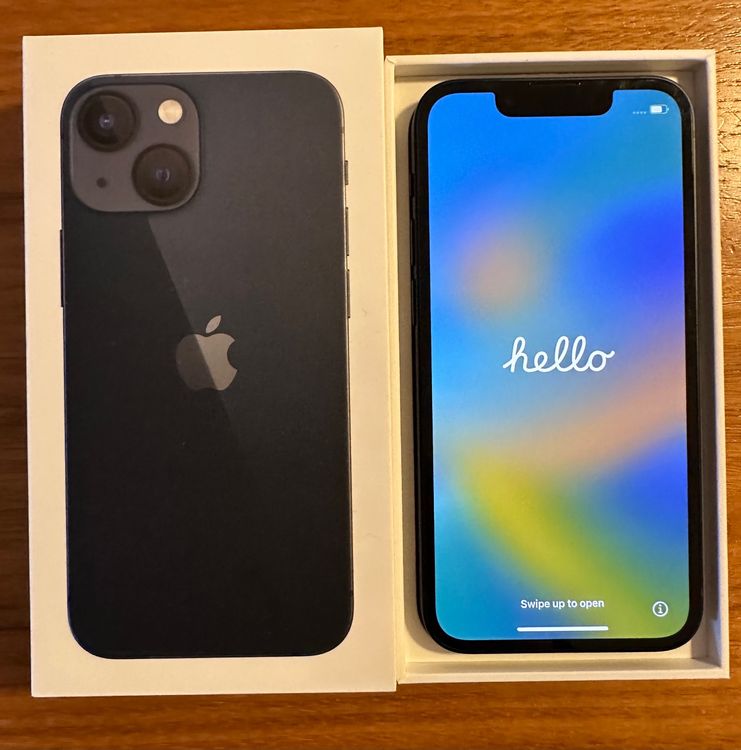 iPhone 13 mini, Midnight, 128 GB (Neu (gemäss Beschreibung)) in ...