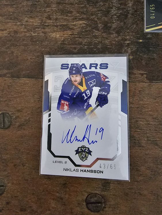 Niklas Hansson Autogrammkarte EVZ 43/69 (Neu (gemäss Beschreibung)) in ...