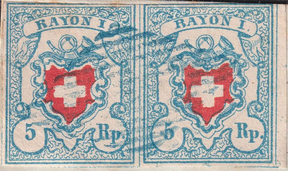 Rayonbrief von KEREUZSTRASSE nach Reinach, RI T.31+32 C2-LU (Gebraucht ...