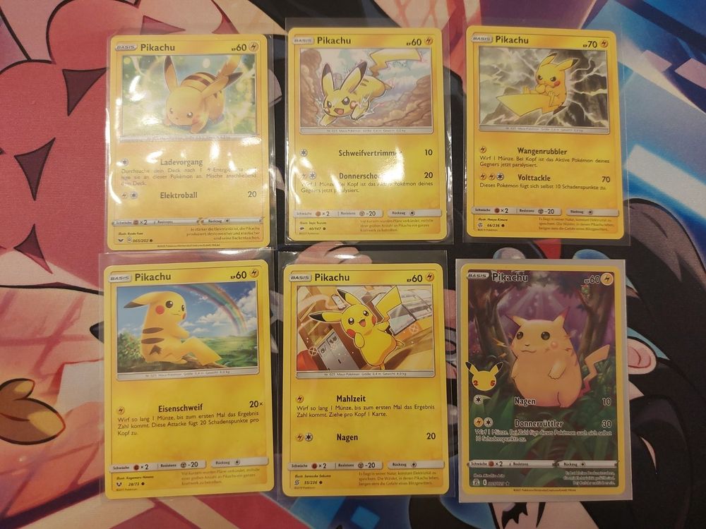 Pikachu 6 cards (Gebraucht) in Biasca für CHF 6 – mit Lieferung auf ...
