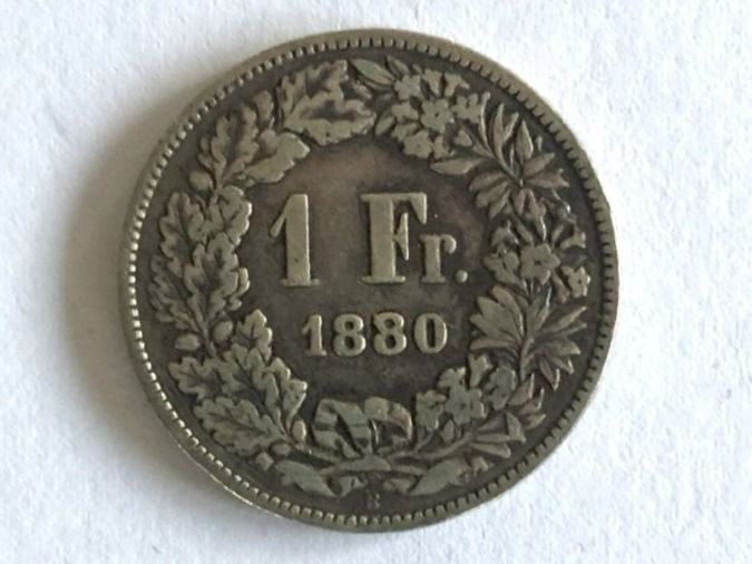 1 Franken 1880 Silber.. rar (Gebraucht) in Wolfhalden für CHF 2 – mit Lieferung auf Ricardo kaufen