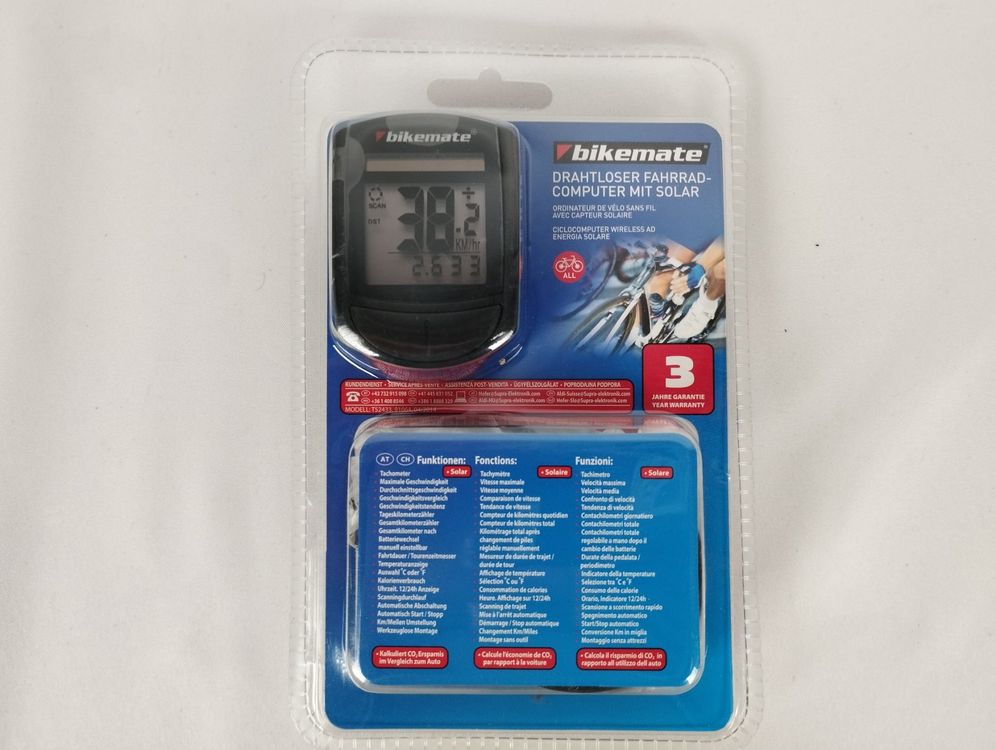 BIKEMATE Solar Fahrradcomputer | Kaufen auf Ricardo