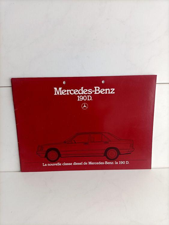 Brochure Mercedes Benz 190D 1984 (03-04/1084) (Gebraucht) in crans ...