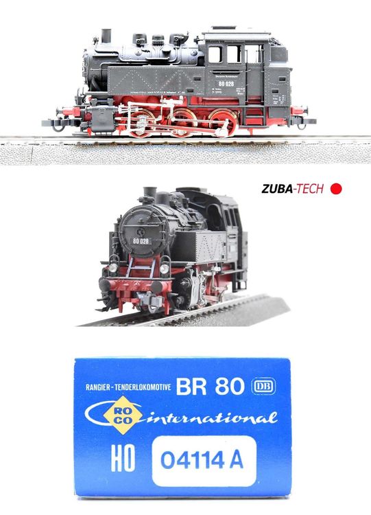 Roco 04114 Dampflok BR 80 DB H0 WS OVP (Gebraucht) in für CHF 28 – mit ...