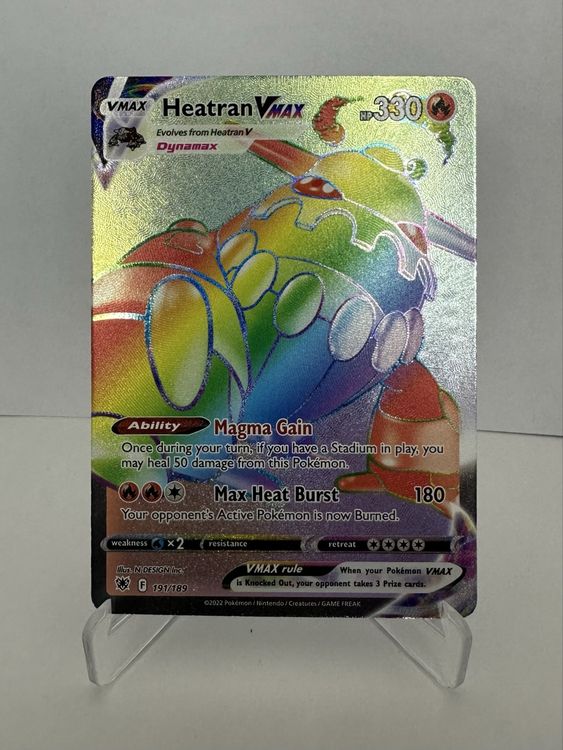 Heatran Vmax f 191/189 ENG NEAR MINT | Kaufen auf Ricardo