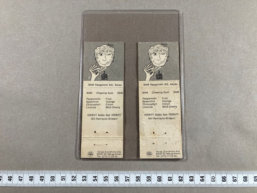 Aarau, SAM Kaugummi, alte Zündholz Hüllen, Honda, Tecno F3 (Gebraucht ...