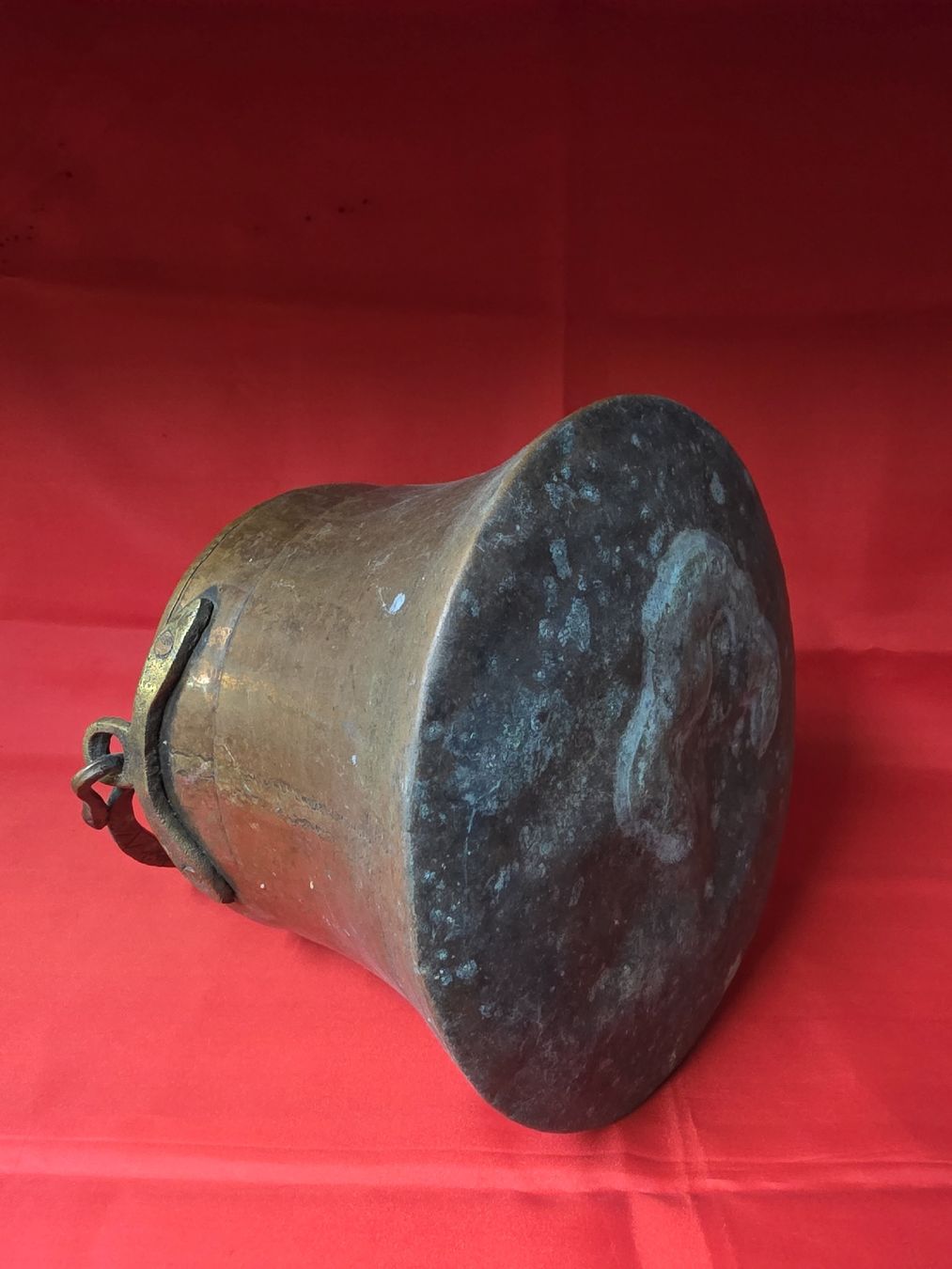 VINTAGE - Chaudron en cuivre fait main avec anse forgée (D'occasion) à ...