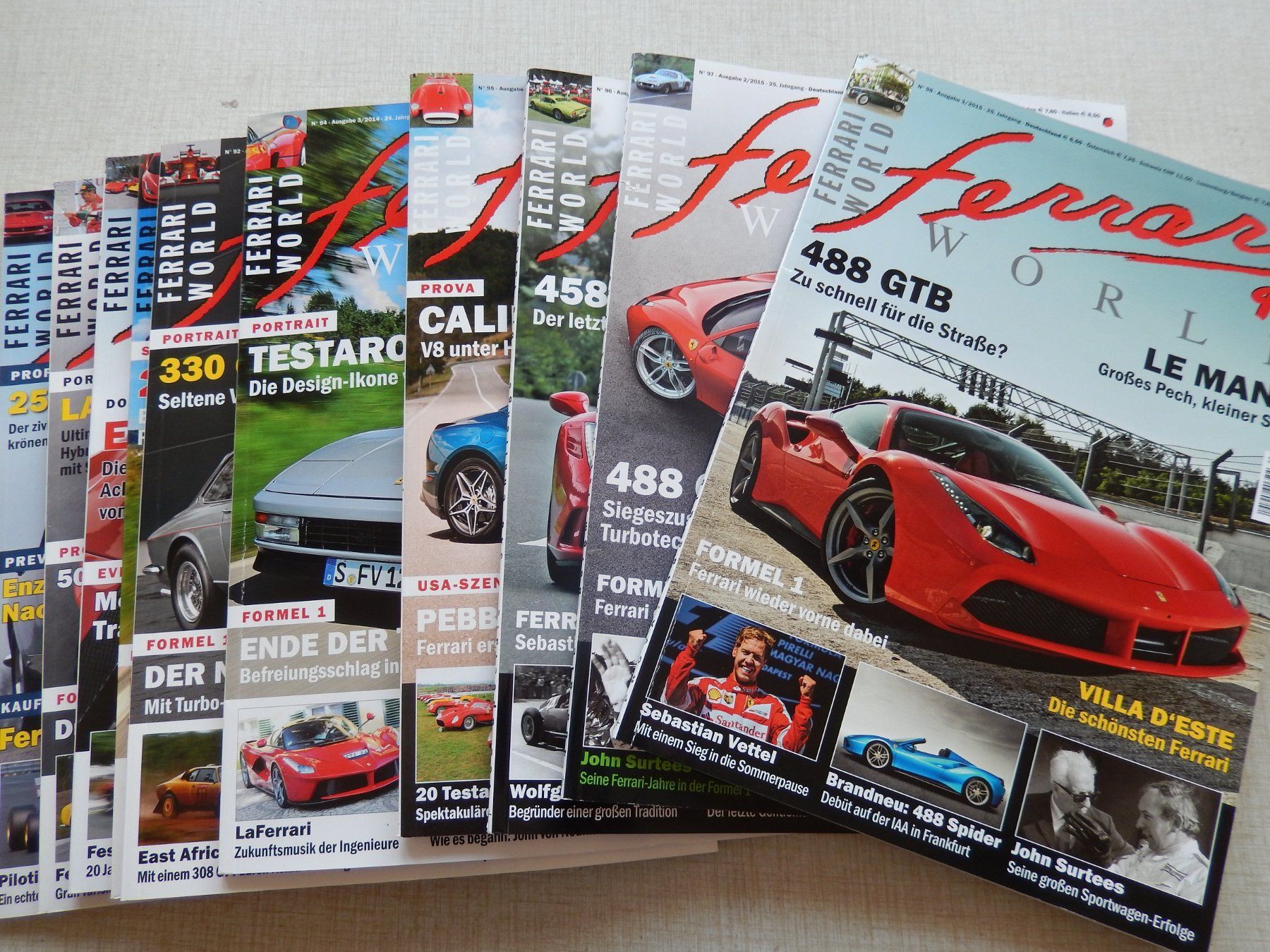 FERRARI World - die Kult Magazine - komplett No 1-100 ! (Gebraucht) in ...