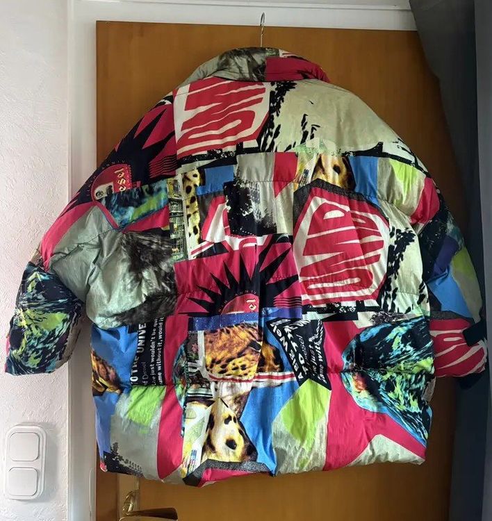 DIESEL All Over Printed Puffer W-Emmick Maxi Winterjacke (Gebraucht) in ...