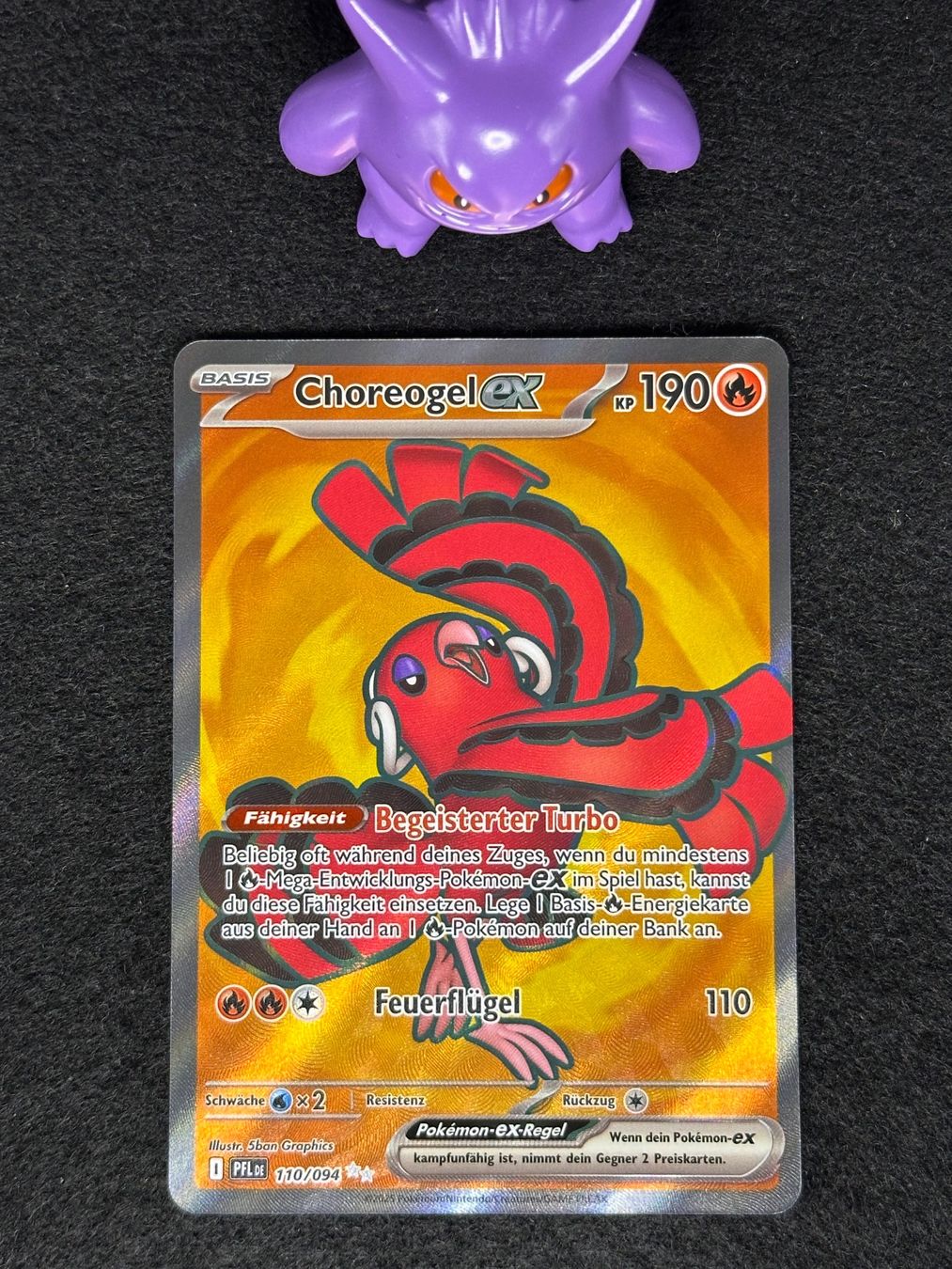 Pokémon Fatale Flammen - Choreogel ex PFL 110 DE (Neu (gemäss ...