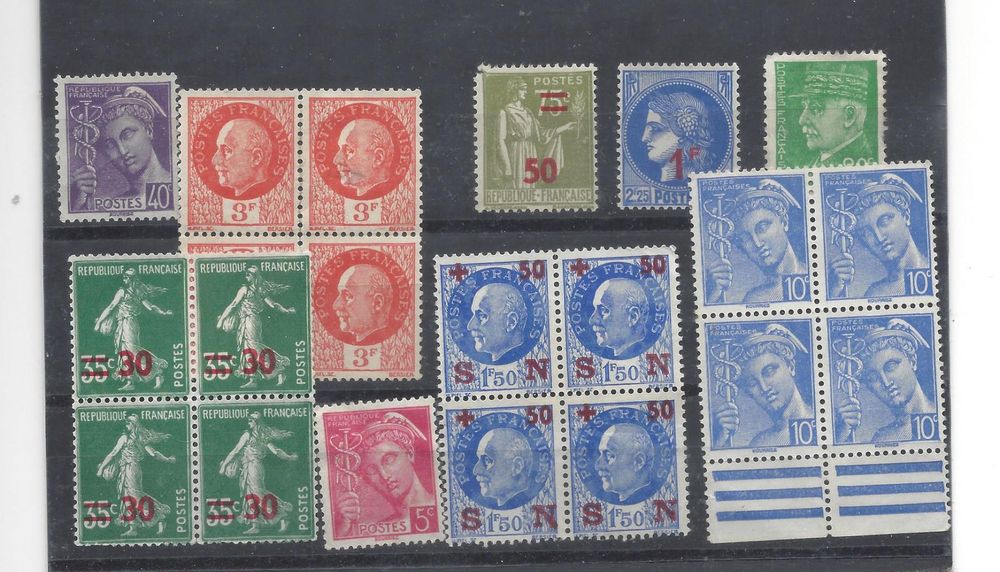 FRANCE - divers non oblitérés (Gebraucht) in Les Valettes für CHF 1.5 ...