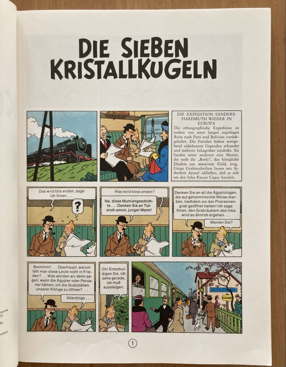 Tim und Struppi: Die sieben Kristallkugeln, Top Zustand (Gebraucht) in ...