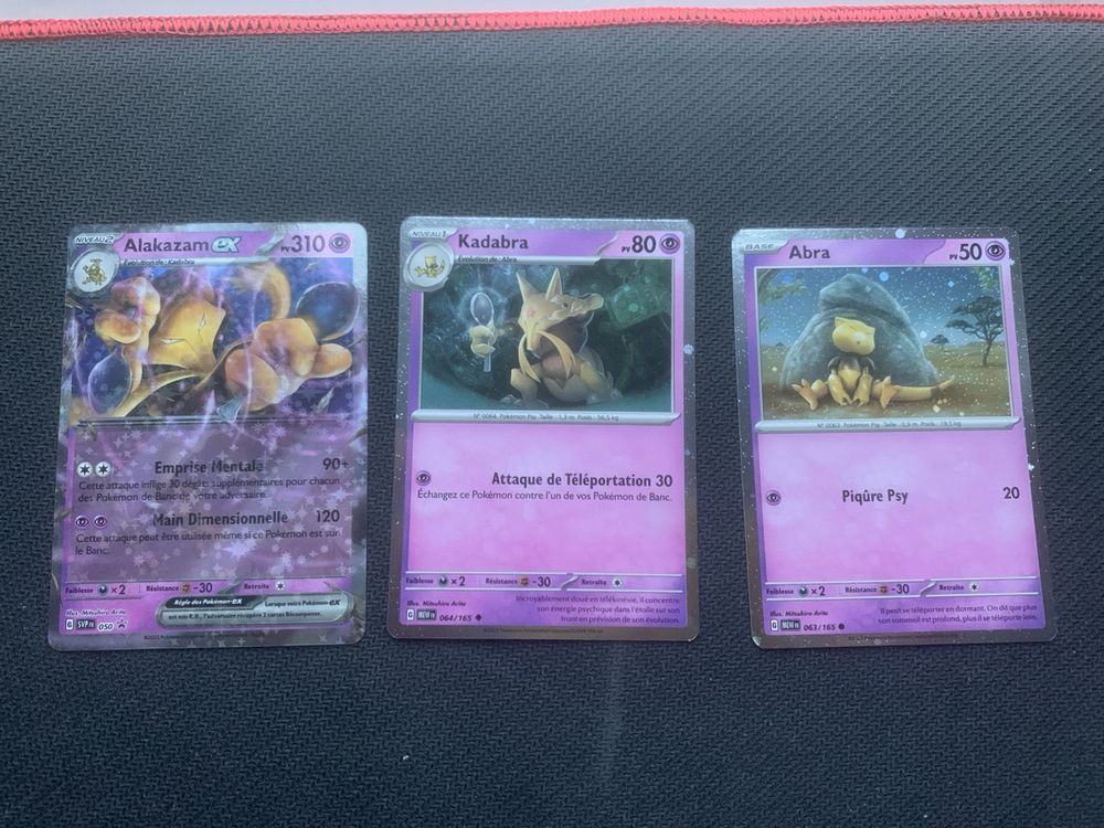 Alakazam ex,kadabra et Abra carte Pokémon | Kaufen auf Ricardo